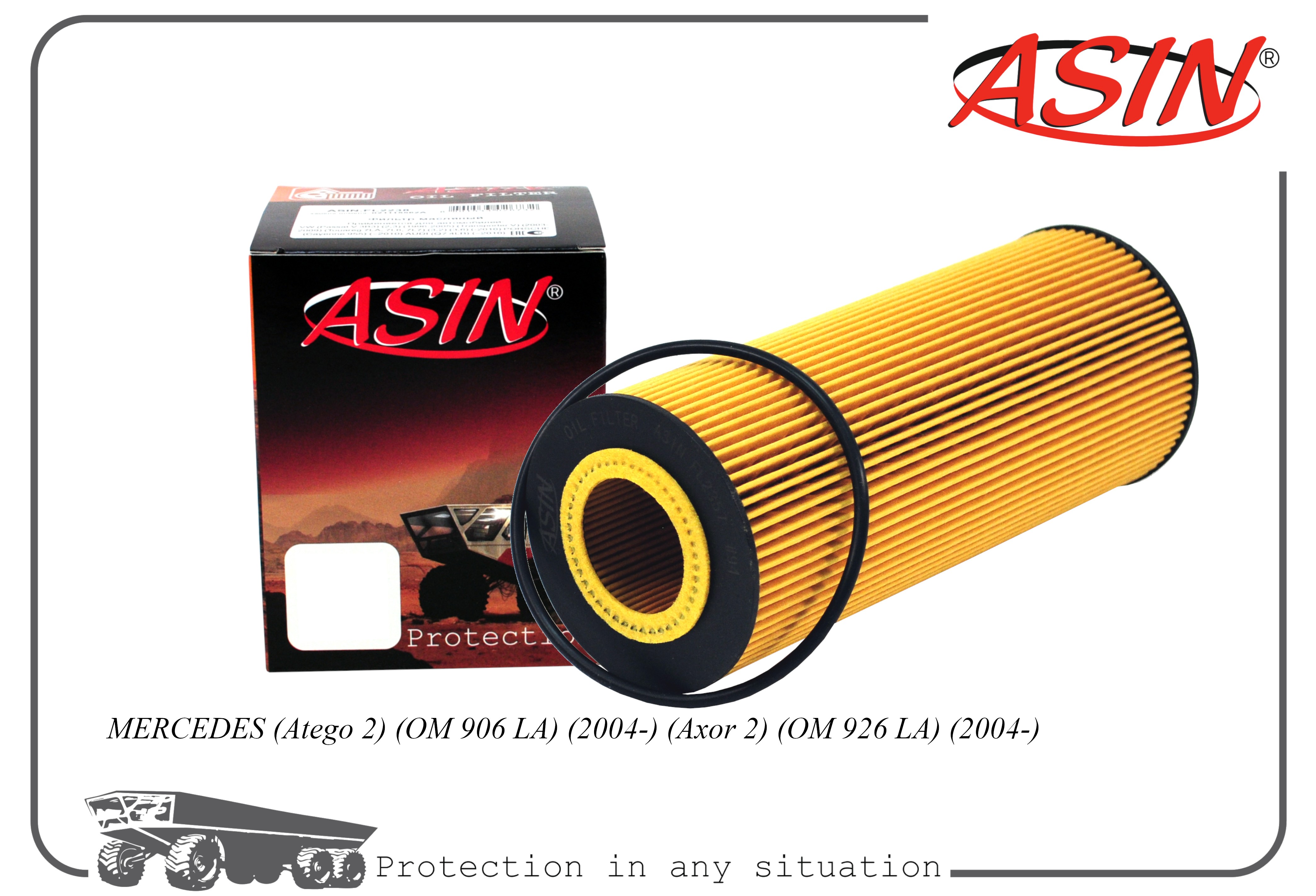 ASIN.FL2357 ASIN от 650 руб. для Mercedes Benz Truck Atego 1998-2003 в ...