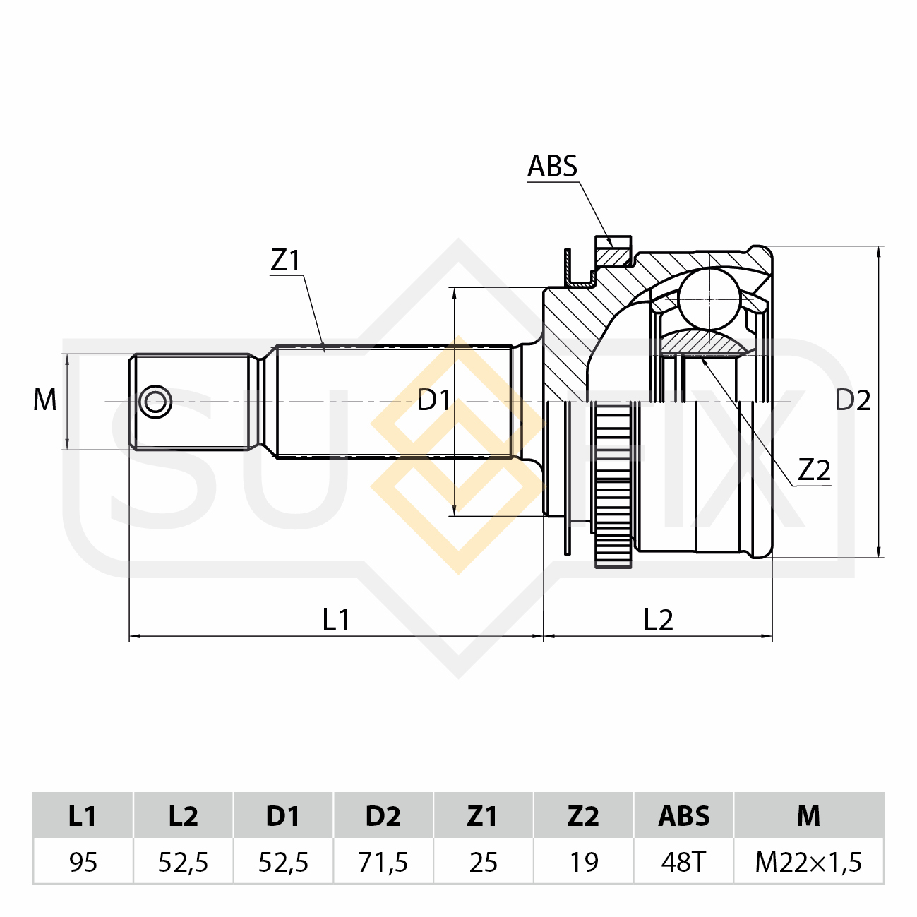 ST-1026 Sufix от 1684 руб. для Hyundai Getz 2002-2010 в Москве