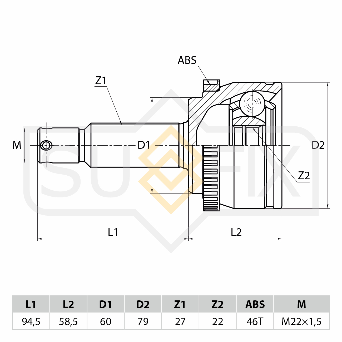 ST-1037 Sufix от 1959 руб. для Kia Ceed 2007-2012 в Москве