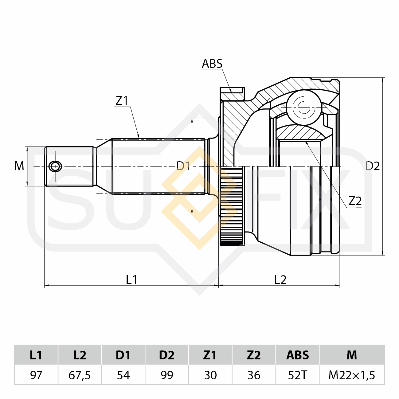 ST-1056 Sufix от 2768 руб. в Москве