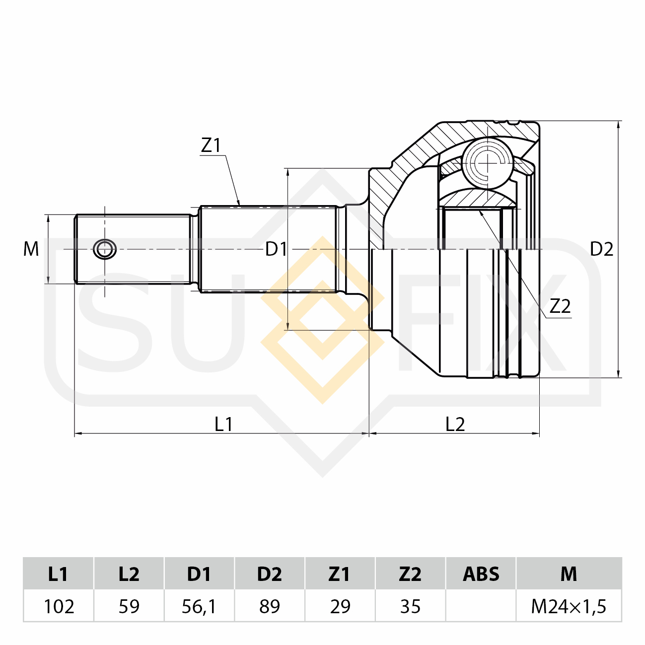 ST-1061 Sufix от 2796 руб. в Москве