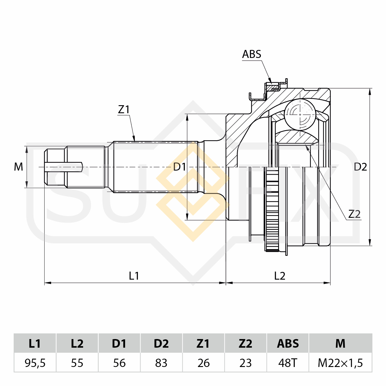 ST-1100 Sufix от 1492 руб. в Москве