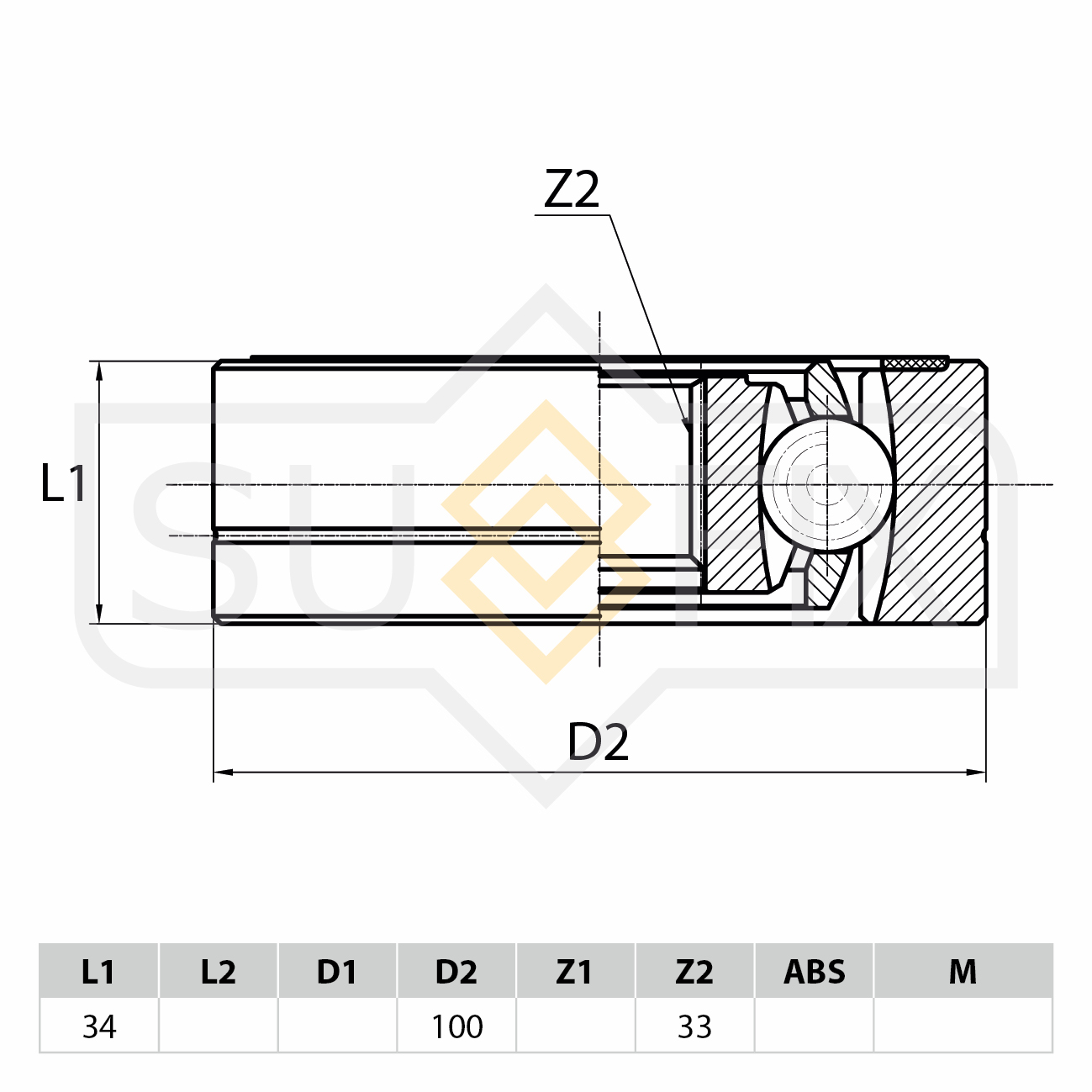 ST-1586 Sufix от 921 руб. в Москве