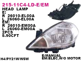 26010-EM00A Nissan Фара правая от производителя по спец цене купить