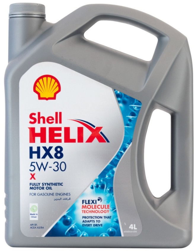 Масло SHELL HELIX HX8 X 5W30 4Л купить в ЕвроАвто