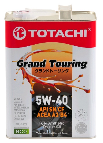 Масло TOTACHI GRAND TOURING 5W40 4Л купить в ЕвроАвто