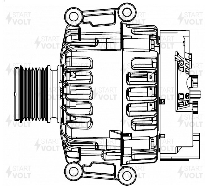LG1507 STARTVOLT от 11063 руб. для Mercedes Benz W204 2007-2015 в Москве