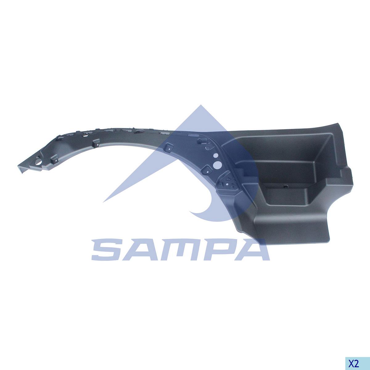 18800273 Sampa Корпус подножки правой от производителя по спец цене купить