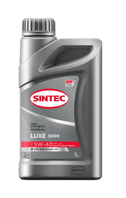 Масло SINTEC LUXE 5000 5W40 1Л ПОЛУСИНТЕТИКА купить в ЕвроАвто