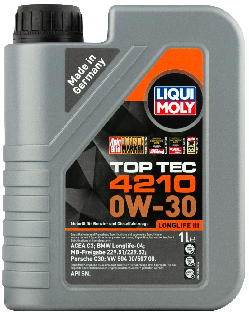 Масло LIQUI MOLY TOP TEC 0W30 1Л купить в ЕвроАвто