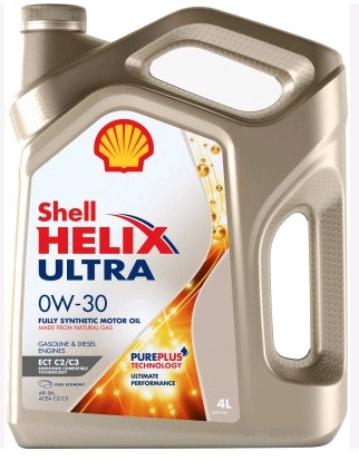 Масло SHELL HELIX ULTRA ECT AH C2/C3 0W30 4Л купить в ЕвроАвто