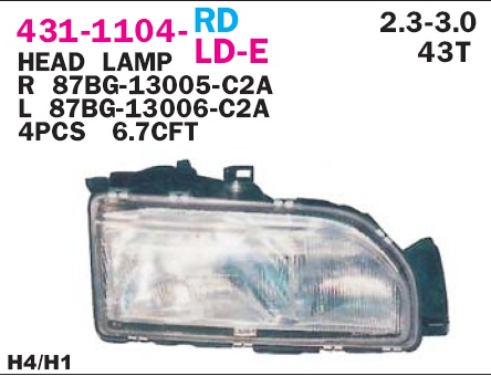 431-1104R-LD-E Depo для Ford Sierra 1987-1993 в Москве