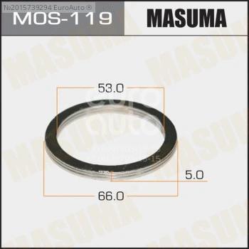 MOS-119 Masuma Прокладка приемной трубы глушителя от производителя по спец цене купить