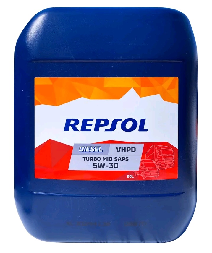 Масло REPSOL DIESEL TURBO MID SAPS VHPD 5W30 20Л купить в ЕвроАвто