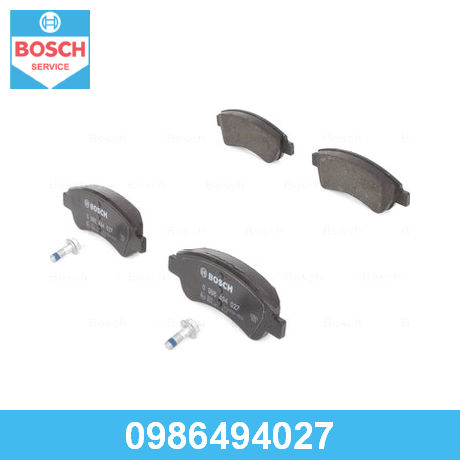 0986494027 BOSCH Колодки тормозные передние к-кт от производителя по ...