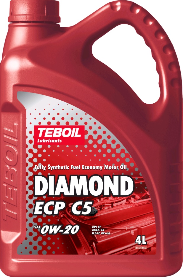 Масло TEBOIL DIAMOND ECP C5 0W20 4Л купить в ЕвроАвто