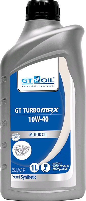 Масло GT OIL TURBO MAX 10W40 1Л купить в ЕвроАвто