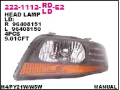 222-1112R-LDEM2 Depo от 5401 руб. для Chevrolet Aveo (T200) 2003-2008 в ...