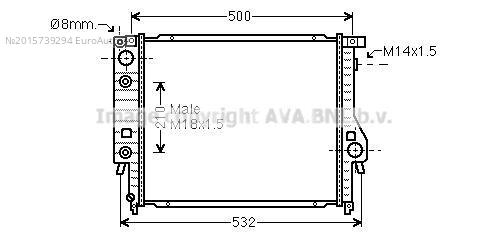 BW2099 Auradia Радиатор основной от производителя по спец цене купить