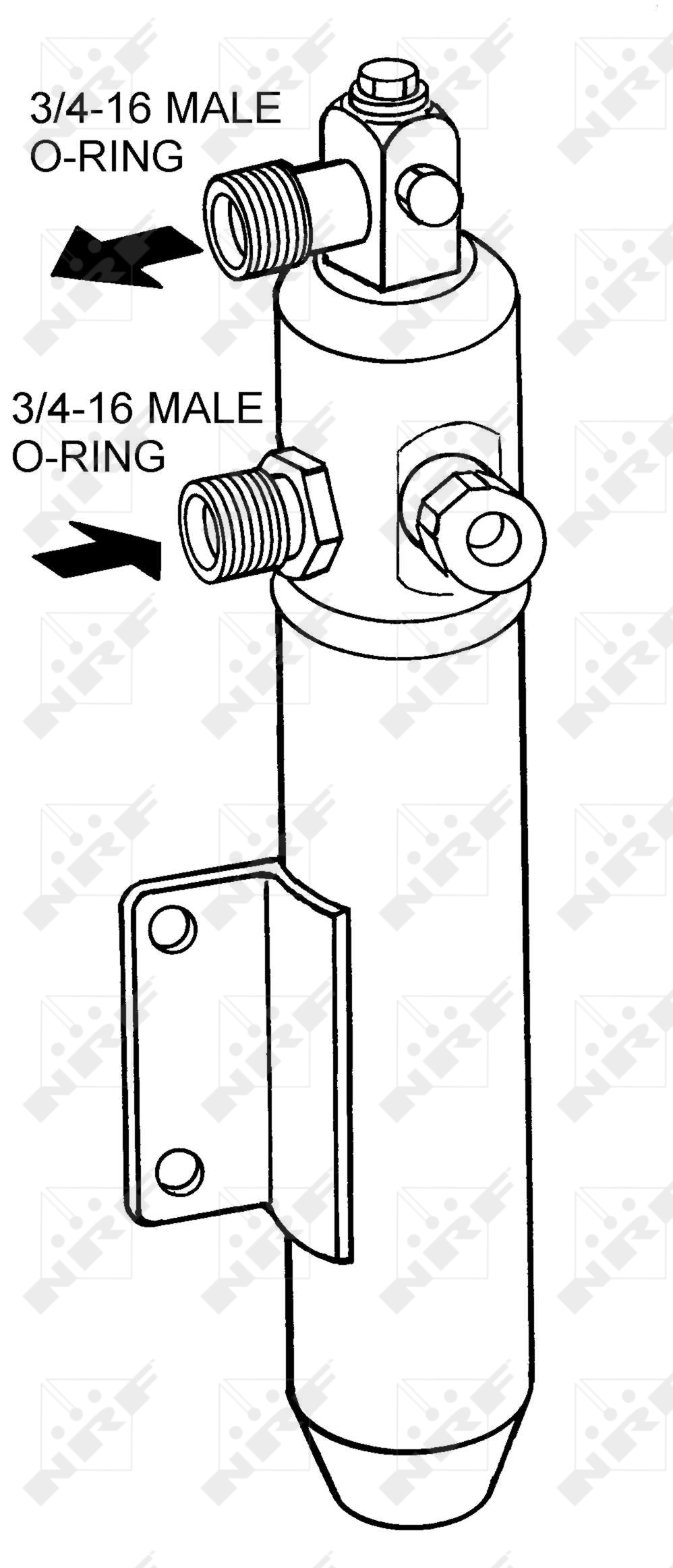 0008301783 Mercedes Benz Осушитель системы кондиционирования от ...