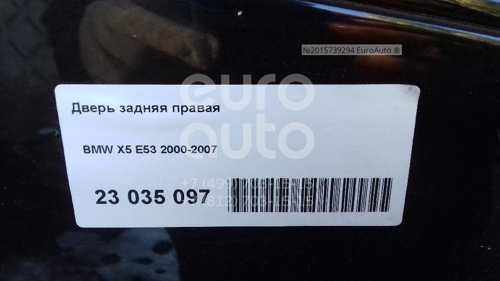 Дверь задняя правая для BMW X5 E53 2000-2007 в Москве