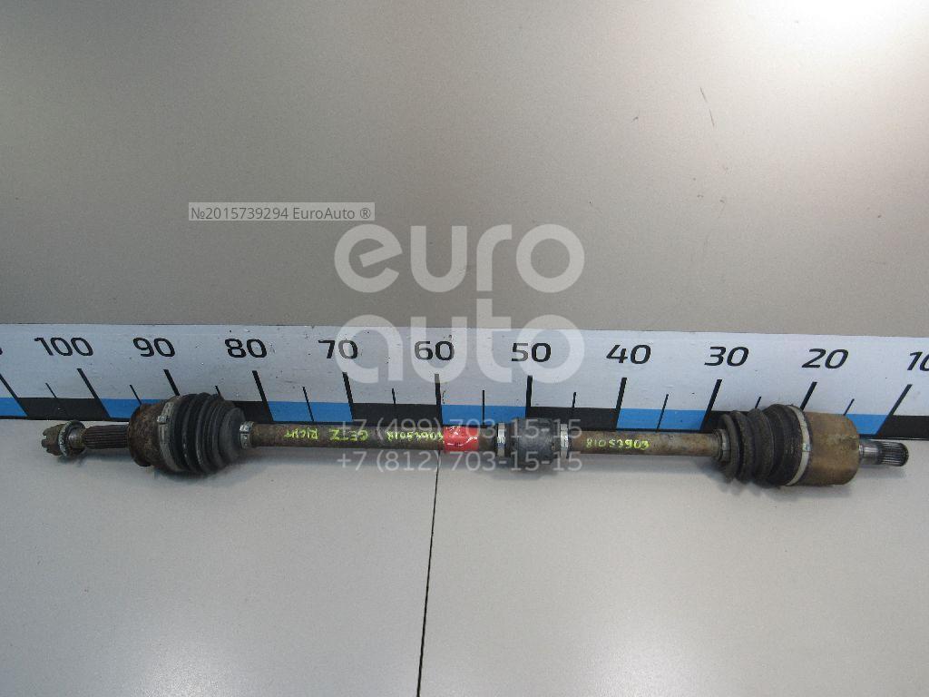 49500-1C212 Hyundai-Kia Полуось передняя правая от производителя по ...